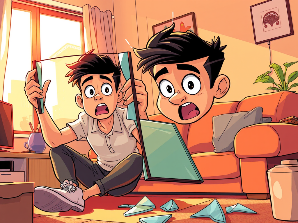 Breaking a mirror causes seven years of bad luck – Science Vs Superstition